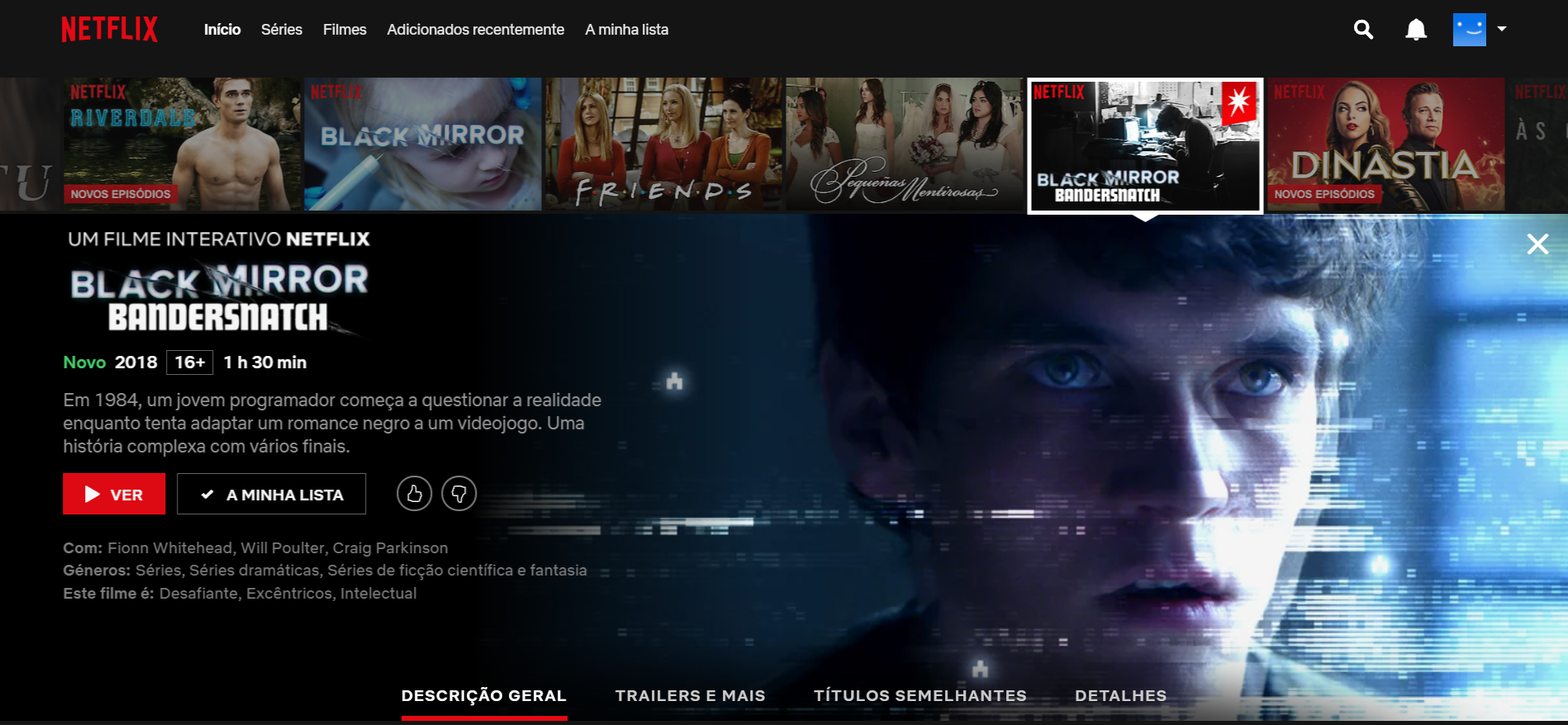 Black Mirror: Bandersnatch | O novo filme interativo da Netflix :: Edu-lifestyle